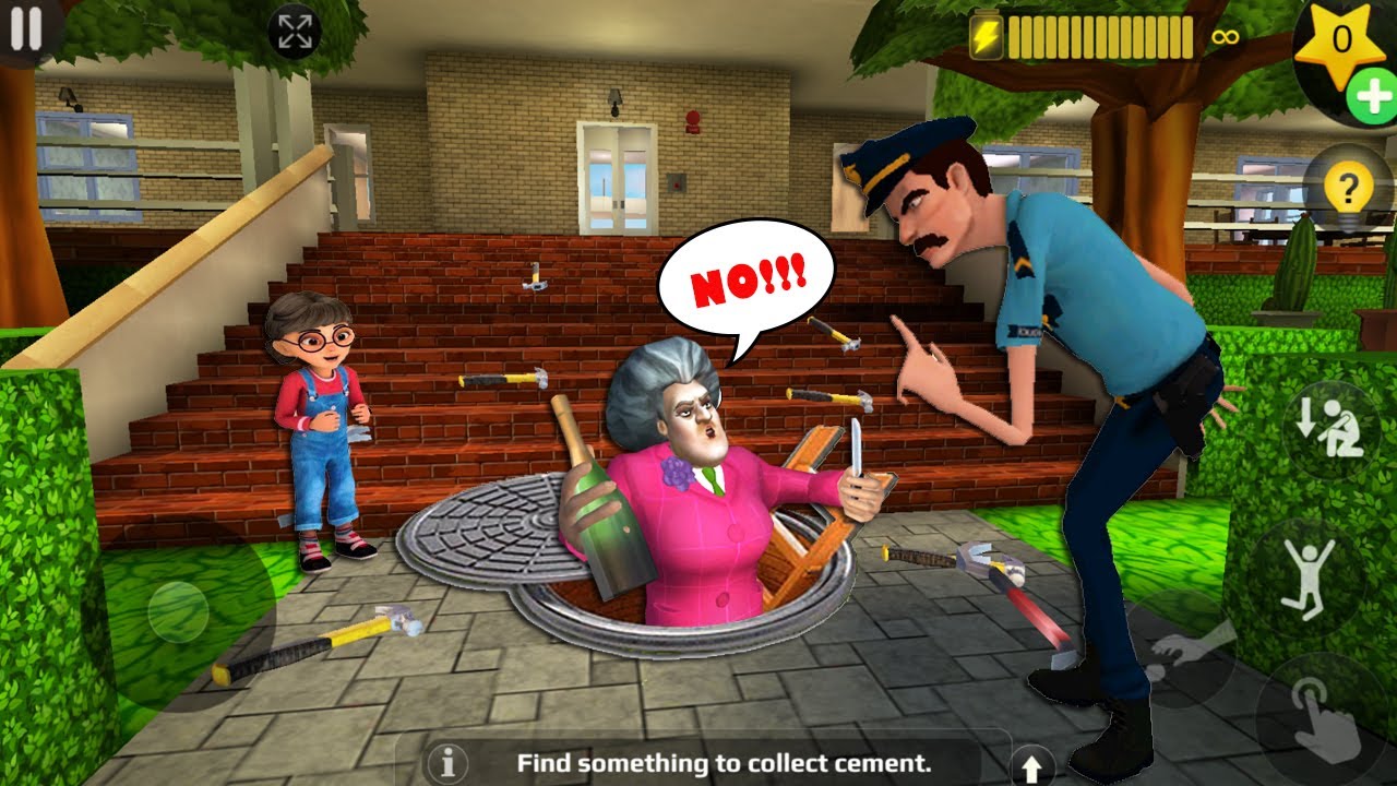 Scary Teacher 3D Miss T New Power Update Gameplay , Special Episode ...
