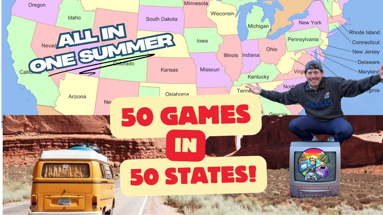 50 Games. 50 States. One Unreal Journey - YouTube