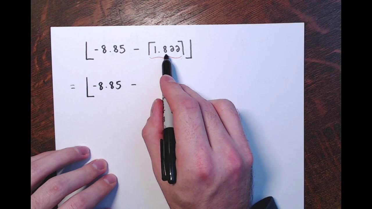 Math 2200: Section 4.2 - Floor and Ceiling Functions - YouTube