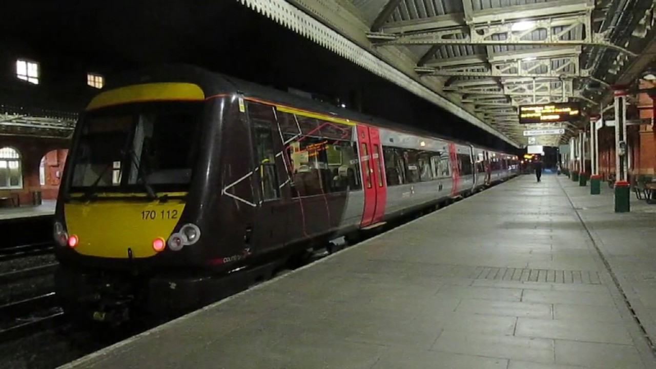 Class 170112 as a 3 Coach set (with 55110) - YouTube