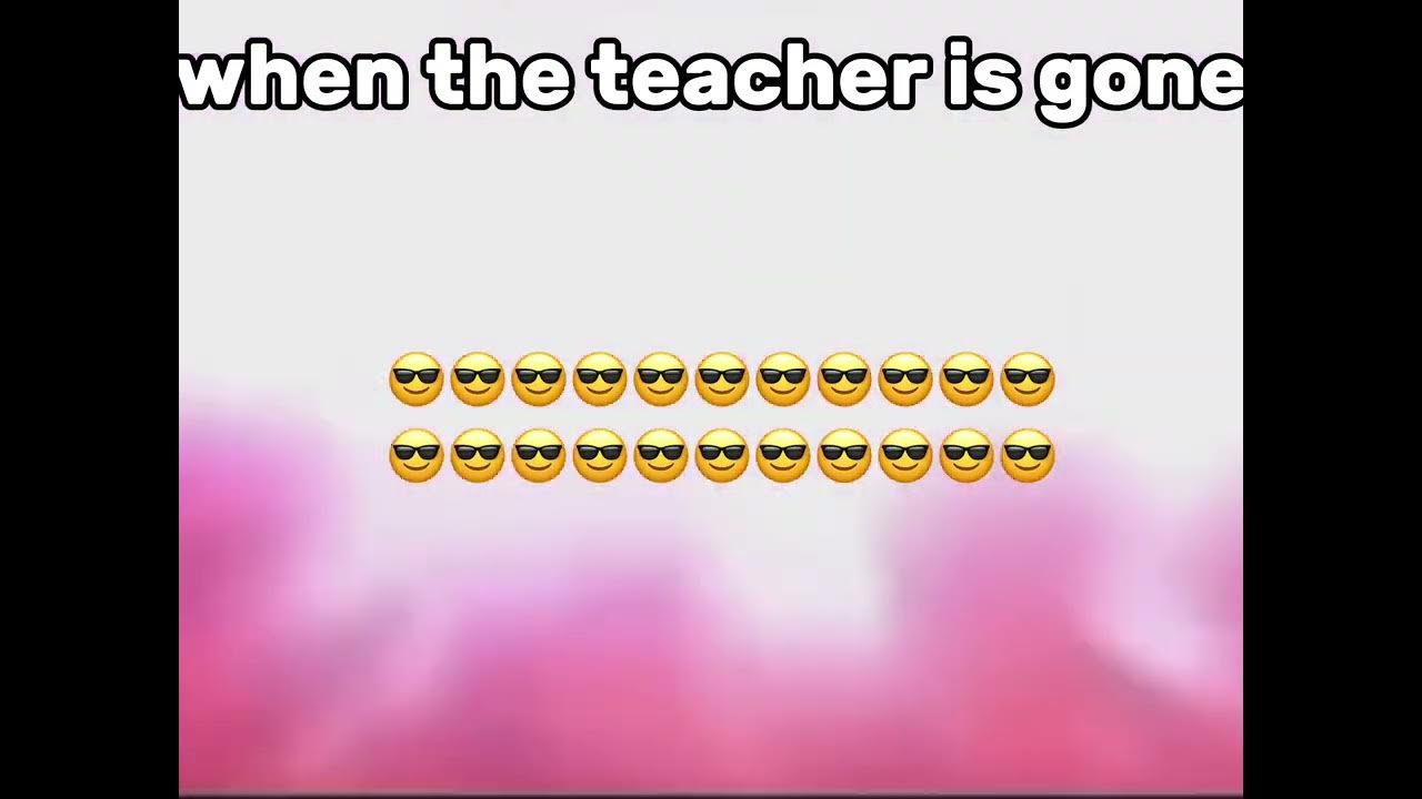 When the teacher is gone - YouTube