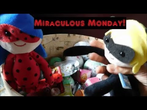 Miraculous Monday ~ Ladybug and Chat Noir opening some blind bags - YouTube