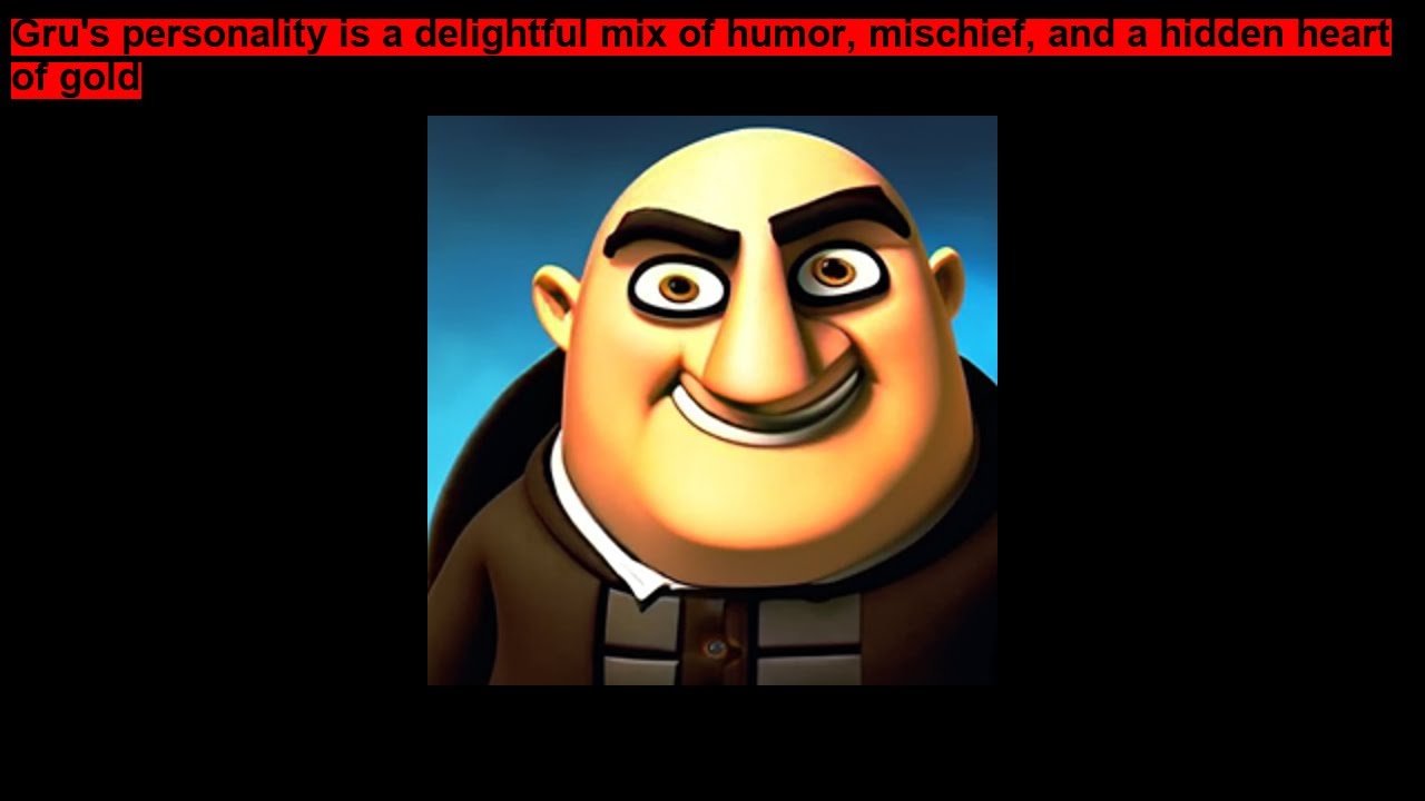 Gru, the main character in the Despicable Me film series - YouTube