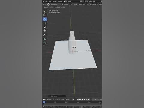 Стекло в блендер. Стеклянная бутылка blender 3d. glass blender tutorial ...