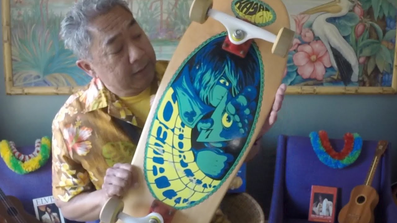 Skateboard Show And Tell 1989 Adrian Demain "Face 3" Model - YouTube