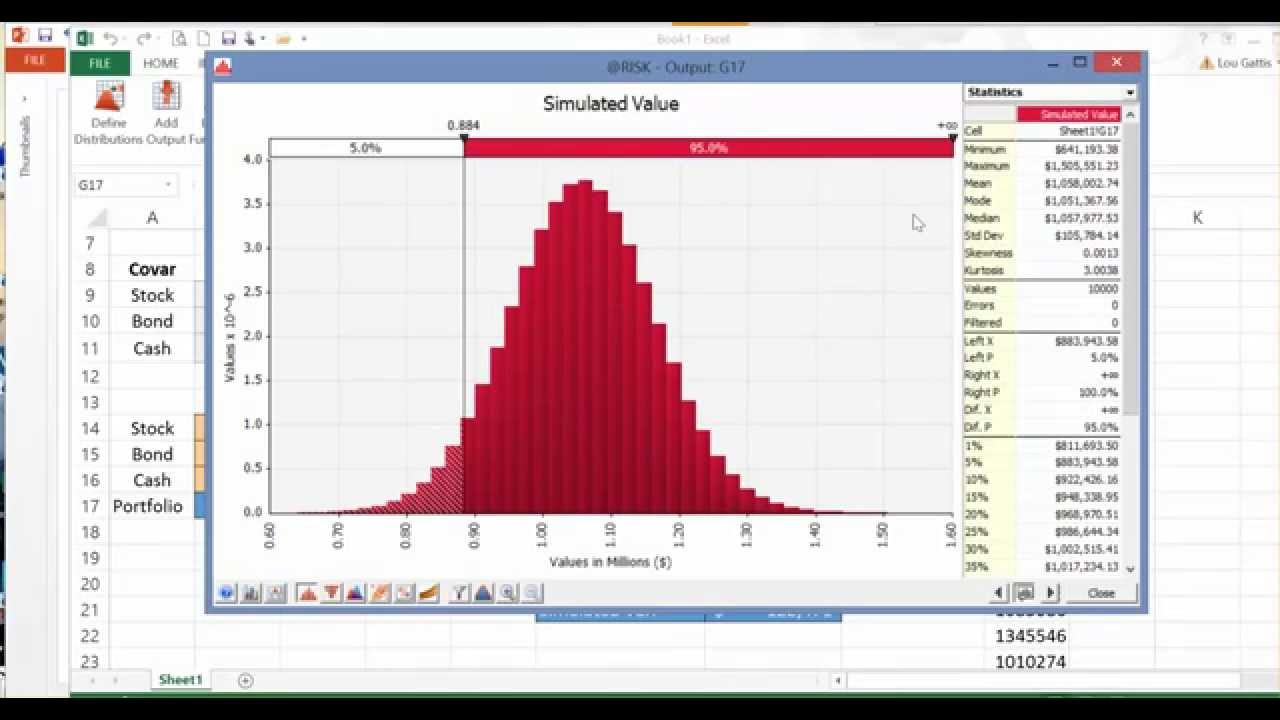 FinMod 6 VaR Simulations @Risk - YouTube