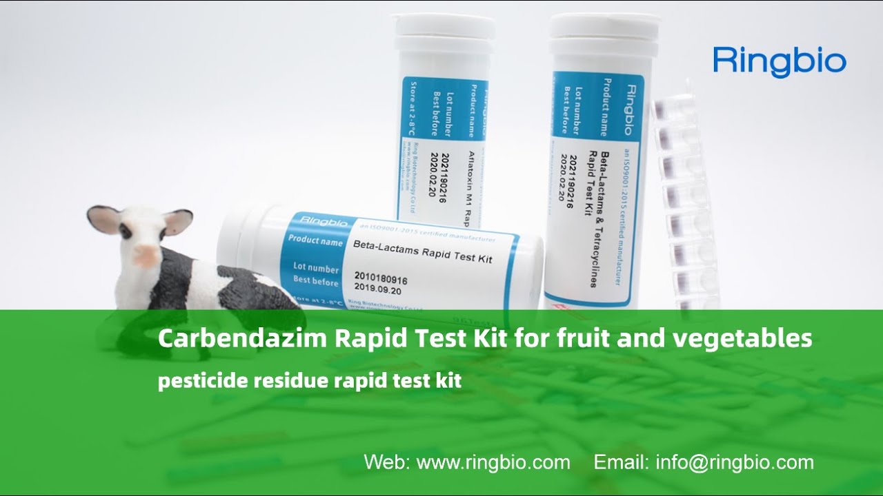 Carbendazim Rapid Test Kit for fruit and vegetables testing - Pesticide ...