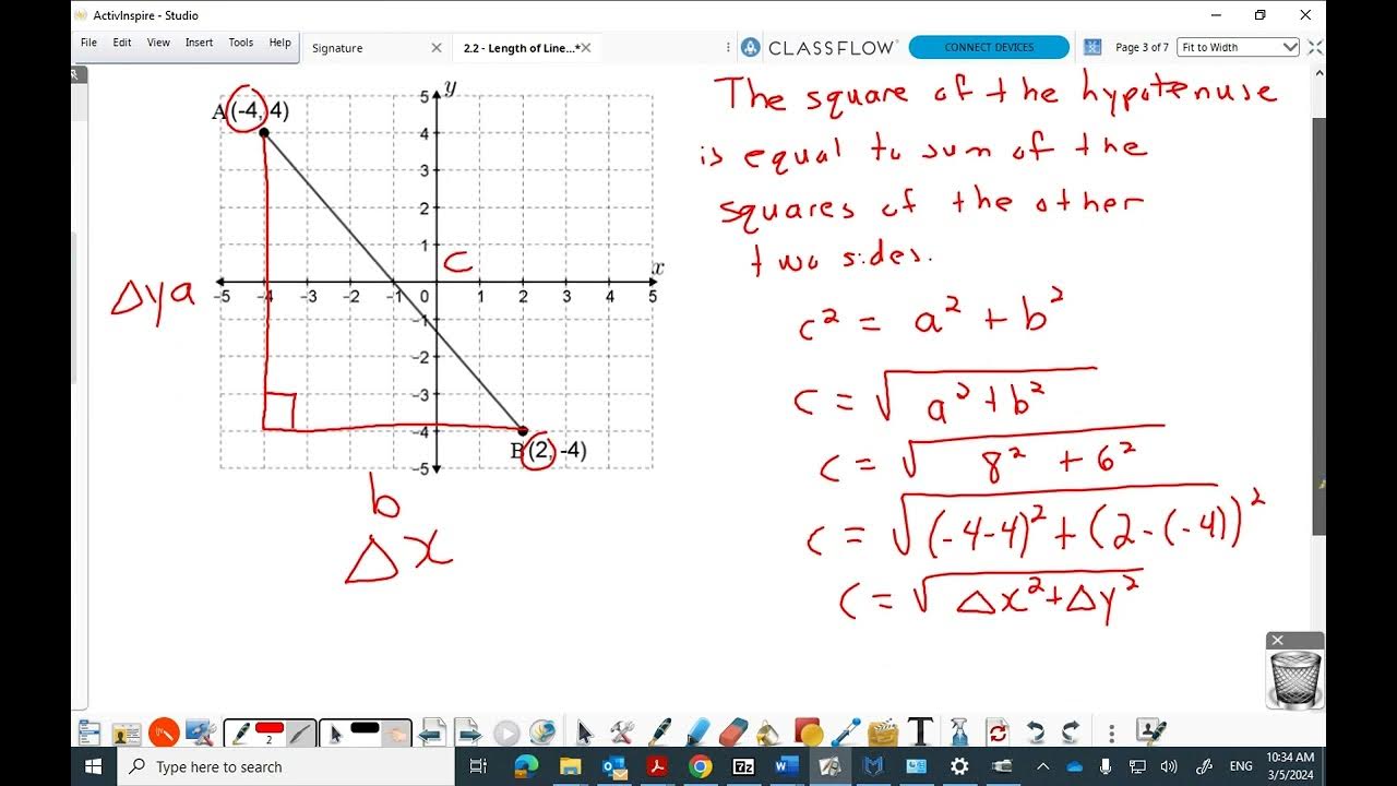 Video Lesson - Length of a Line Segment - YouTube