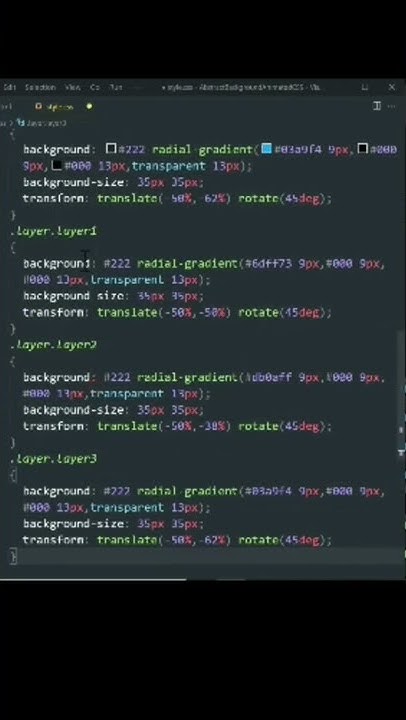 Animated Abstract Background using HTML and CSS part 10 - YouTube