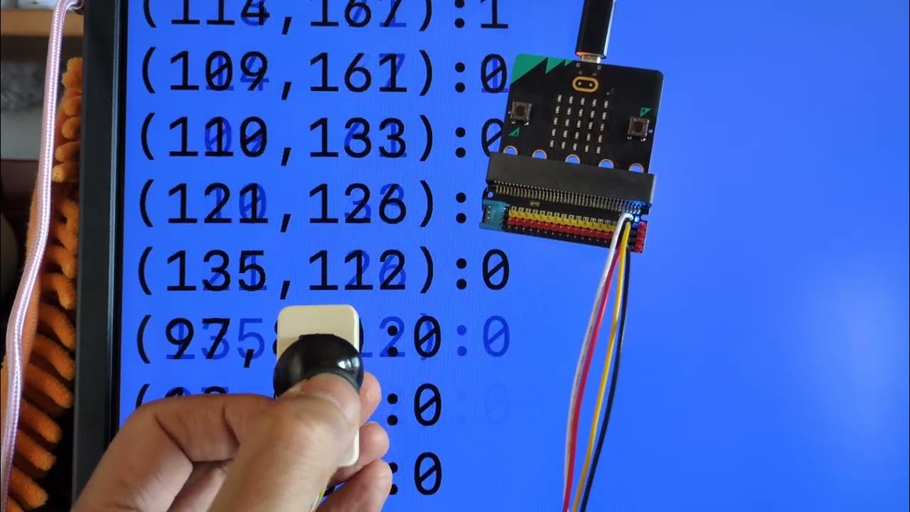 Zephyr: micro:bitの外部I2Cにつないだジョイスティックを使う - YouTube
