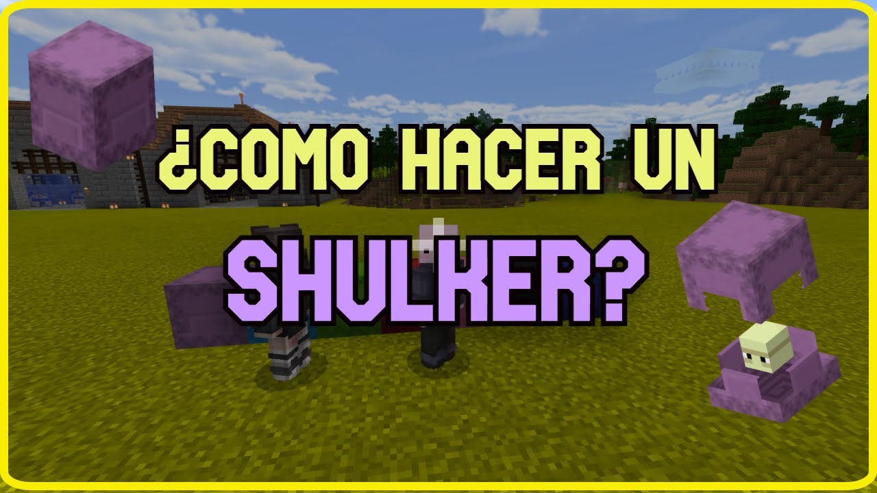 ¿Cómo hacer una caja shulker? En Minecraft 1.17 - YouTube