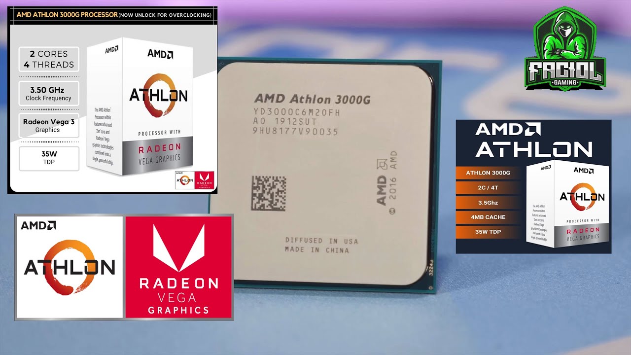 AMD Athlon 3000G Best Graphics Card for him - YouTube