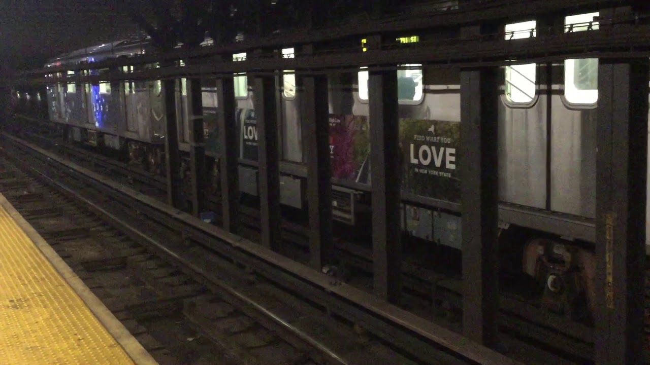 NYC Subway: R142 (2) (5) Trains at 149 Street-Grand Concourse Station ...