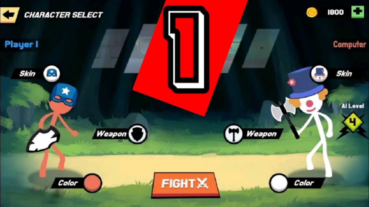 Stickman Fight Battle :- Shadow Warriors [Gameplay -1] - YouTube