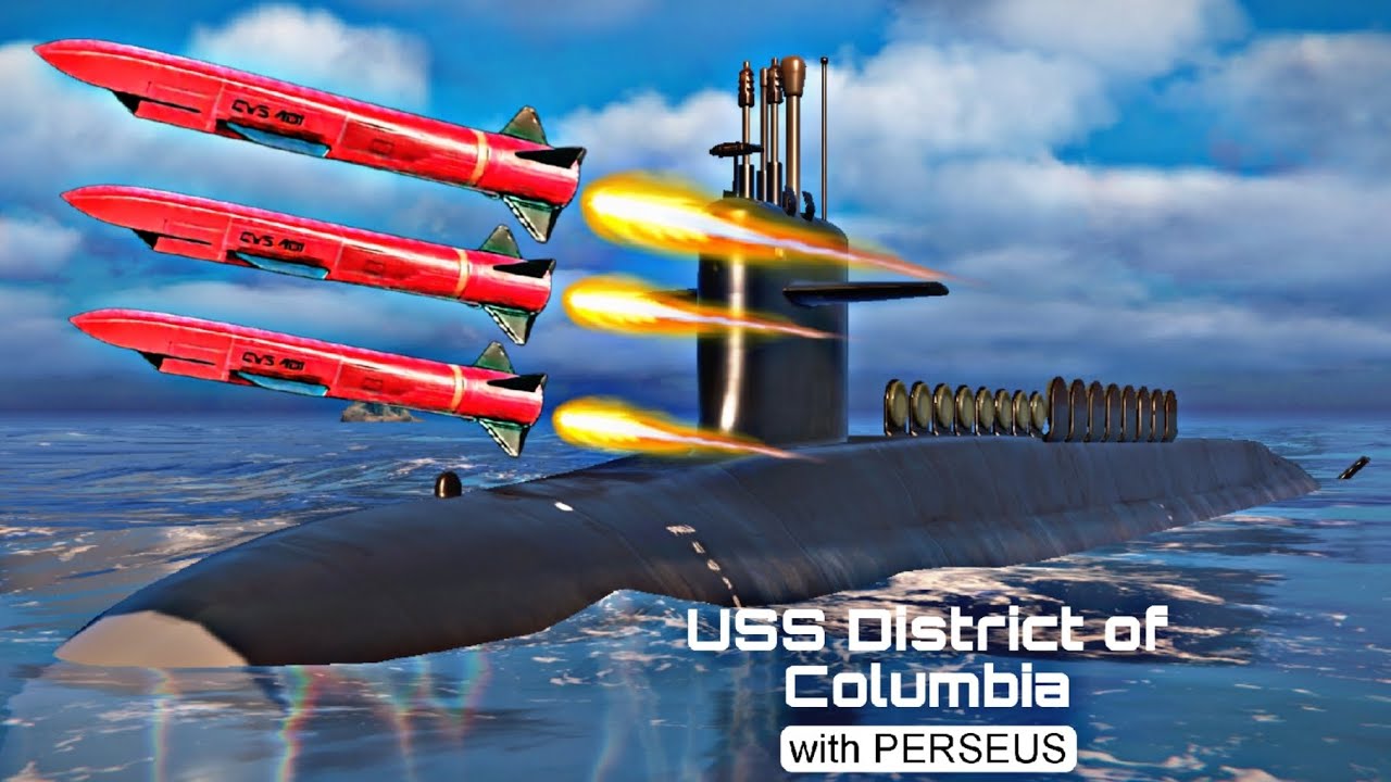 USS District of Columbia -with 3 × PERSEUS#Modernwarshipsgameplay - YouTube