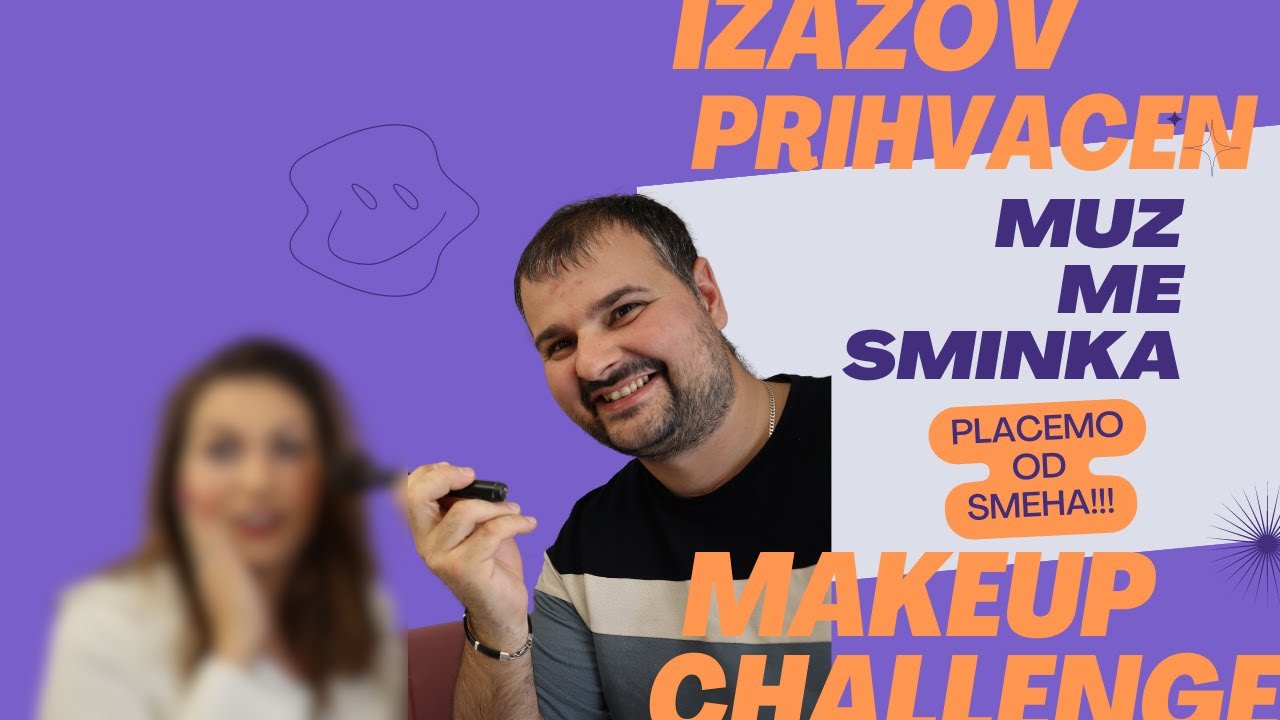 Sminka me muz programer - Placemo od smeha!!! - YouTube