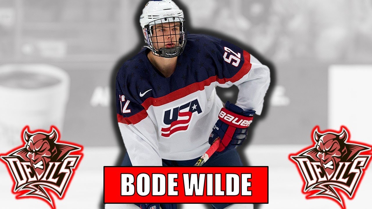 Cardiff Devils Sign Bode Wilde - YouTube
