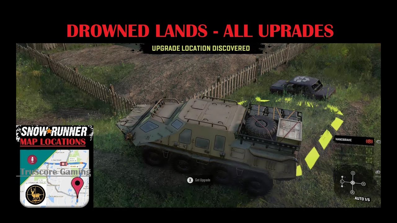Drowned Lands ALL Upgrades SNOWRUNNER - YouTube