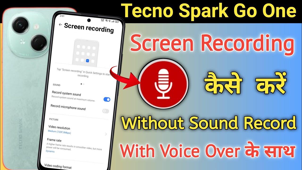 Tecno Spark Go 1 5g Screen Recording Kaise Kare || How To Record Screen Record In Tecno Spark Go ...