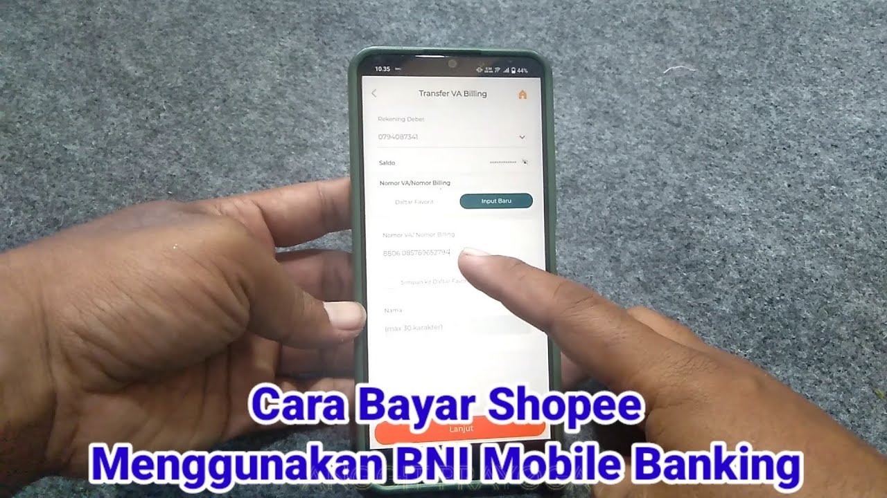 Cara Bayar Shoppe Menggunakan Metode BNI Mobile Banking - YouTube