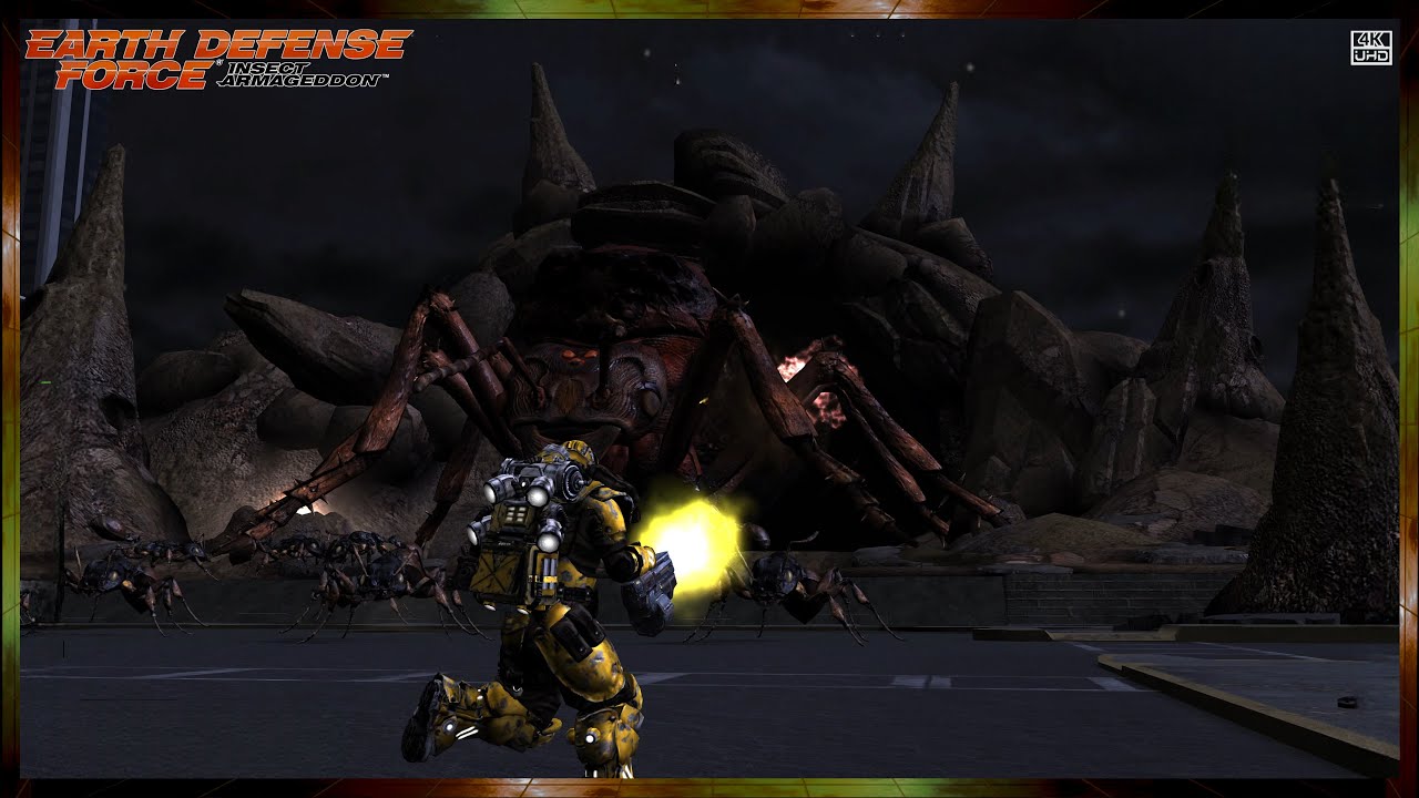 Earth Defense Force: Insect Armageddon UHD 4K60ᶠᵖˢ Mushrooms (INFERNO ...
