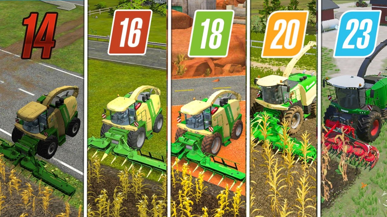 Fs14 vs Fs16 vs Fs18 vs Fs20 vs Fs23 | Corn Crops | Timelapse | - YouTube