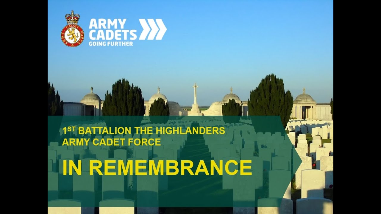 Remembrance 2020 - 1 Highlanders ACF Remembers - YouTube