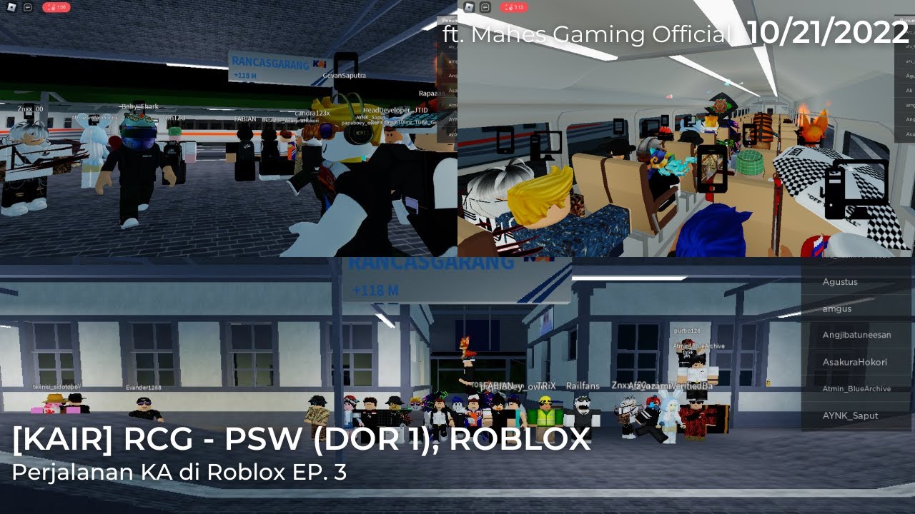 Perjalanan KA di Roblox EP 3: Selamat datang ke image baru KAIR - YouTube