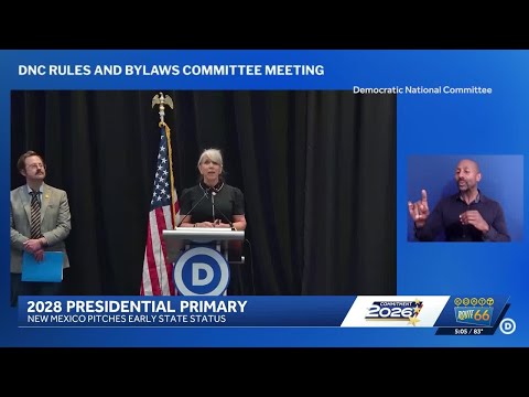 Gov. Lujan Grisham pitches New Mexico to be granted early status in 2028 presidential primary