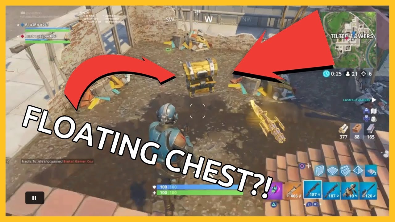 FLOATING CHEST IN FORTNITE?! | Duo Win in Tilted Towers - YouTube