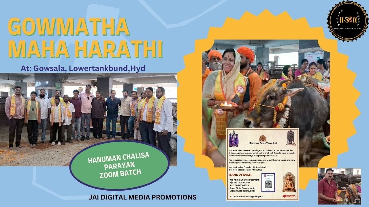 "GowMatha Maha Harathi" at Gowsala, Lower Tank Bund Hyd - YouTube