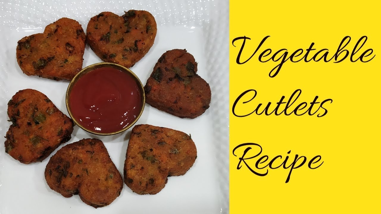 Vegetable Cutlets/Veg Cutlets Recipe/वेजिटेबल कटलेट रेसिपी - YouTube