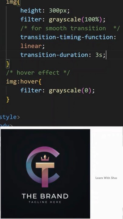 Grayscale Filter to Images in CSS #CSSFilters#Greyscale#ImageStyling#Shorts#Explore#Discover#FYP ...