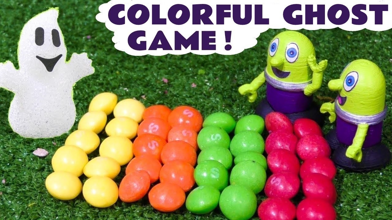Colorful Ghost Game Story With Funny Funlings - YouTube