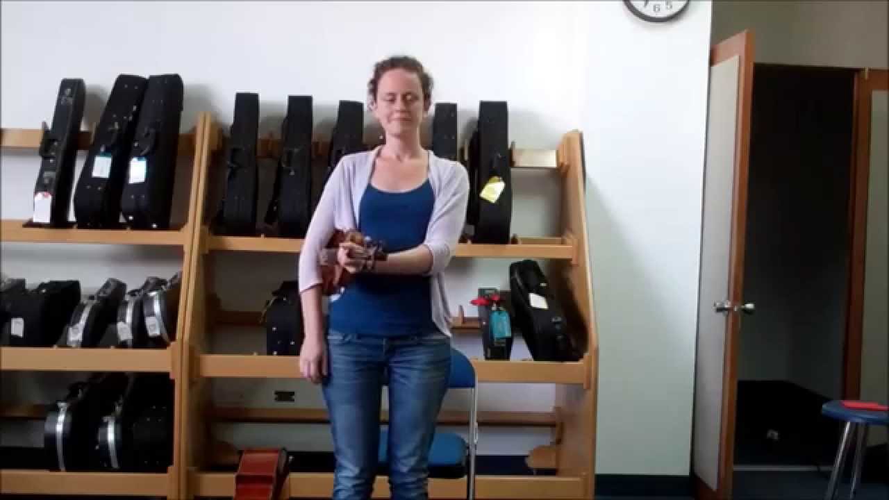 Violin/Viola Skill #3: Standing rest position - YouTube