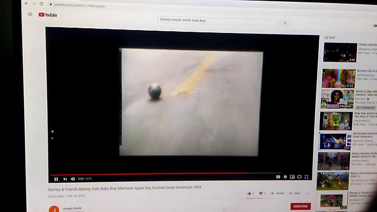 Barney barrel crash - YouTube