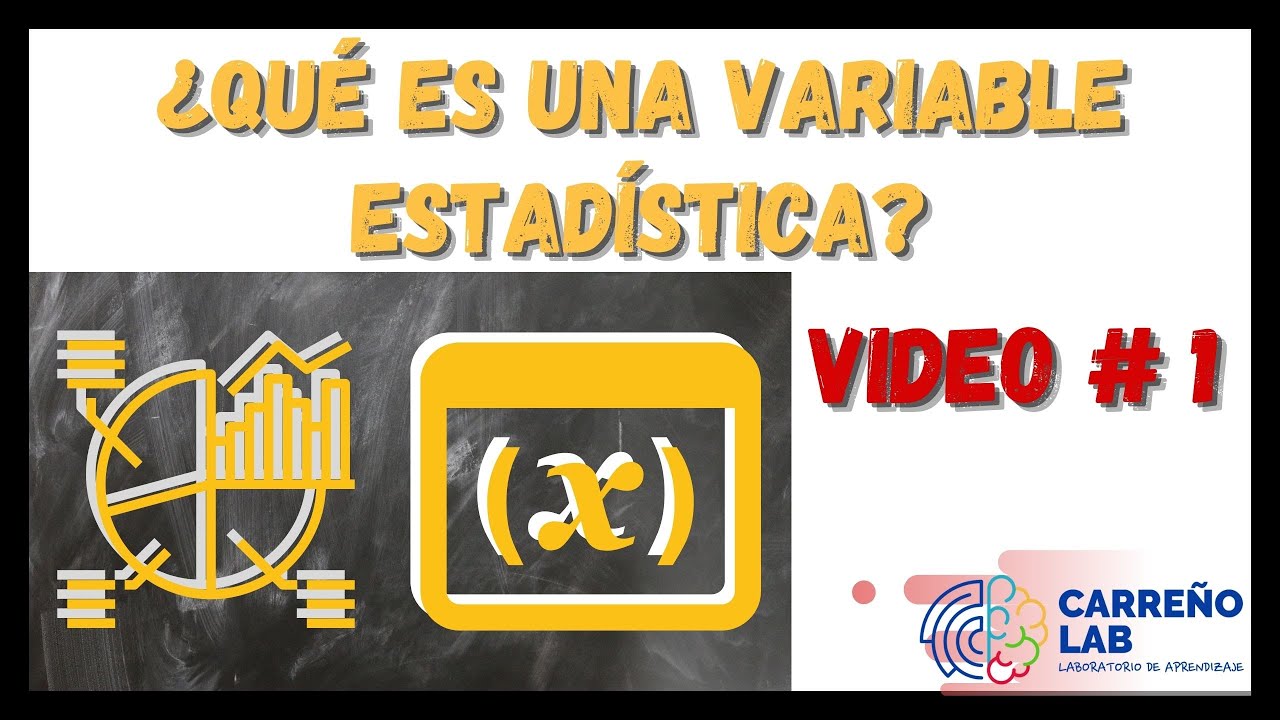 ¿Qué son variables estadísticas? - YouTube