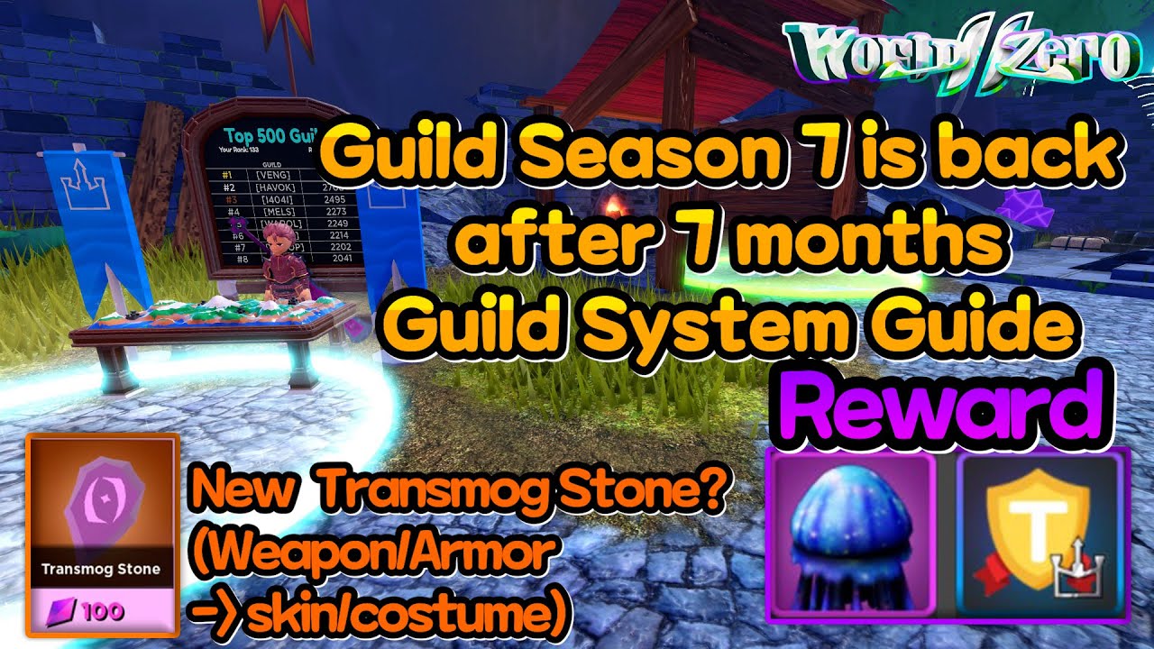 Guild Season 7 that came back after 7 months and New Transmog Stone ...