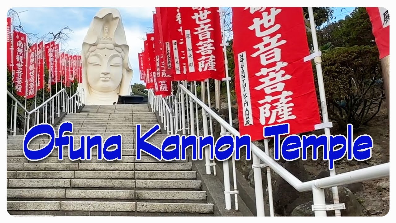 Day trips from Tokyo！Giant kannon statue in Ofuna. - YouTube