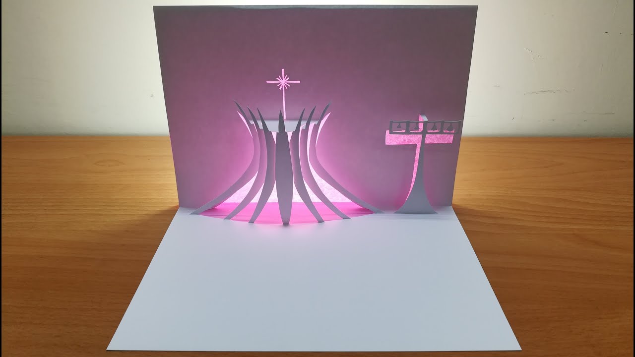 3d Cathedral of Brasilia｜paper artist｜paper art and craft｜origami ...