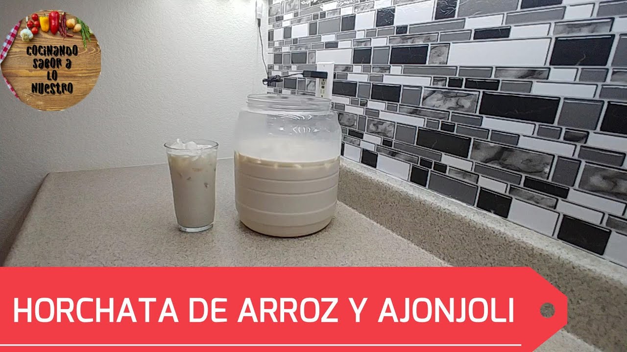 Horchata de Arroz y Ajonjolí **Deliciosa y Fácil de preparar** - YouTube