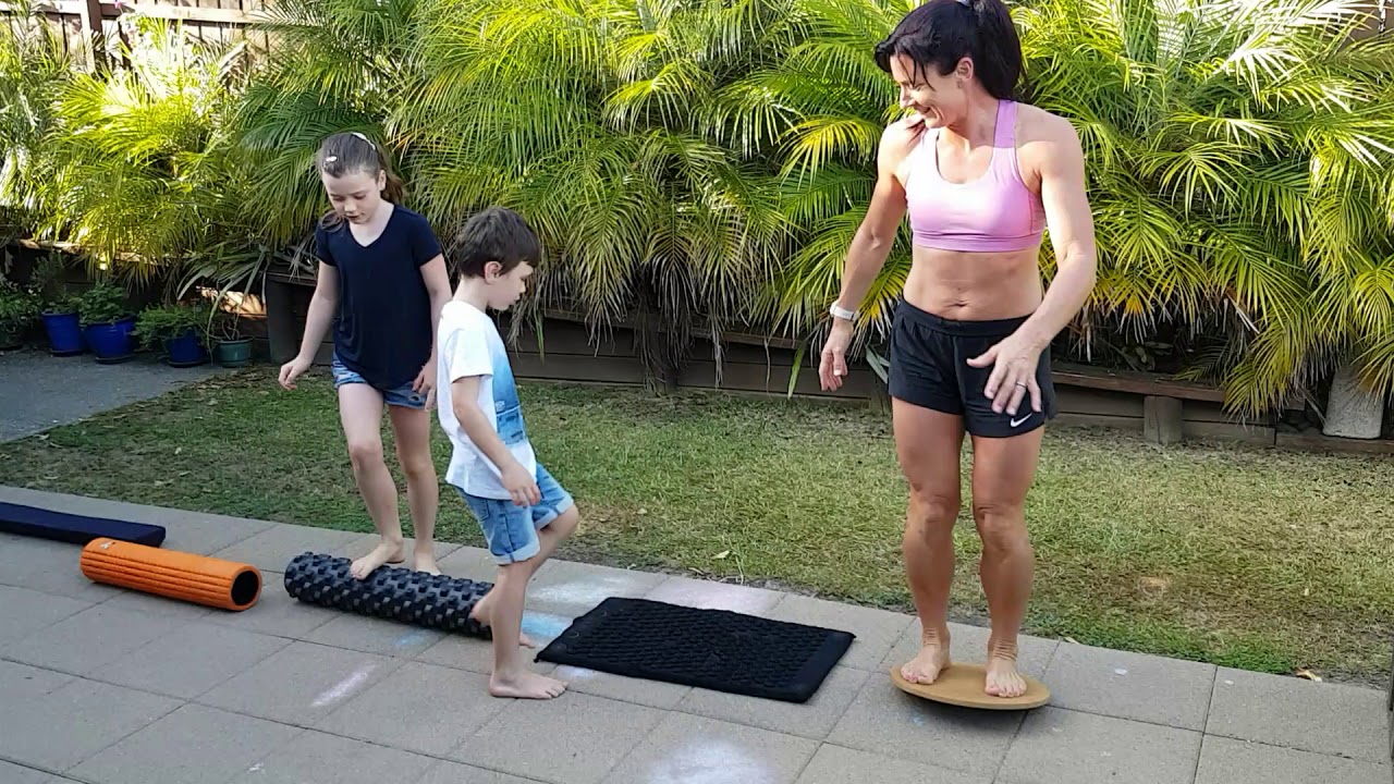 Foot fun with kids - YouTube