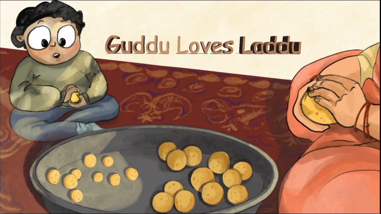 Guddu Loves Laddu | English Story Cartoon | @boomer_boomer - YouTube