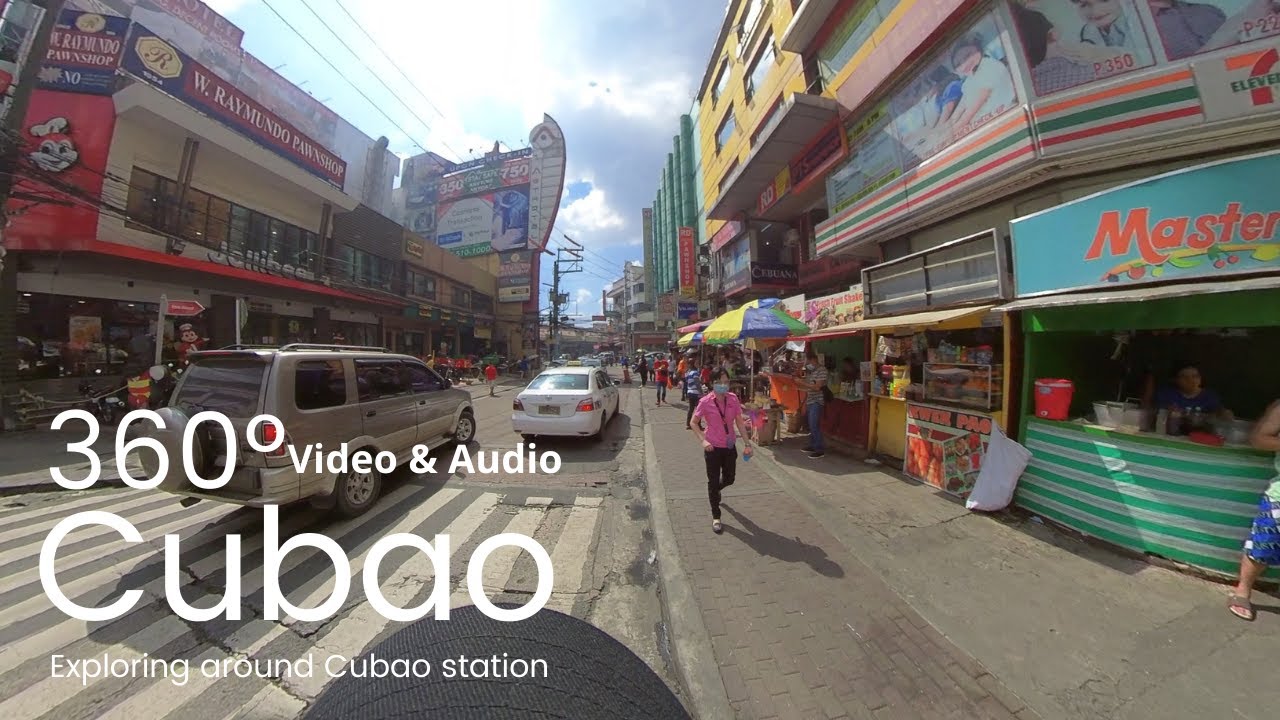 Exploring around Cubao Station | 360° VR Video & Audio Walking Tour ...