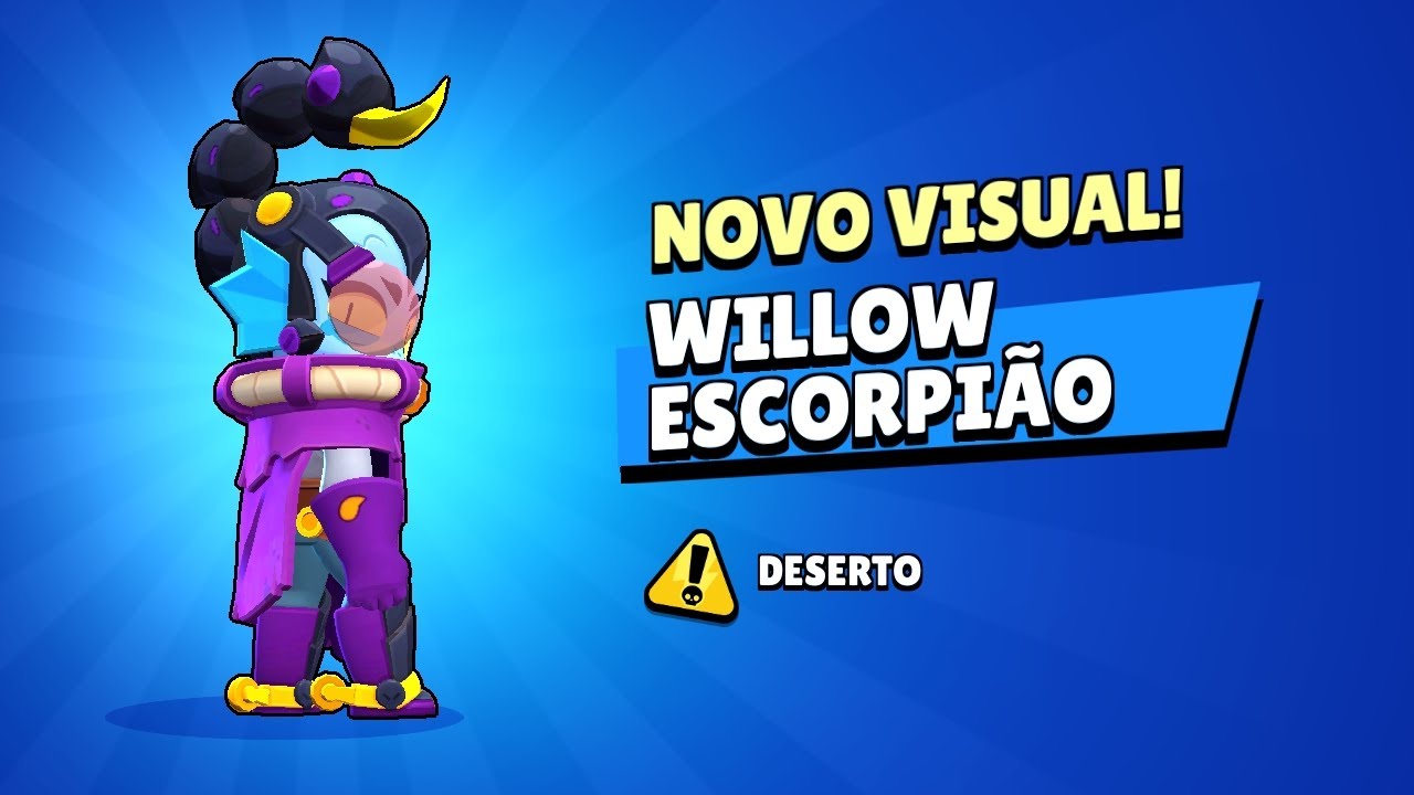 Comprei A Skin Willow Escorpião 🦂 Brawl Stars Youtube