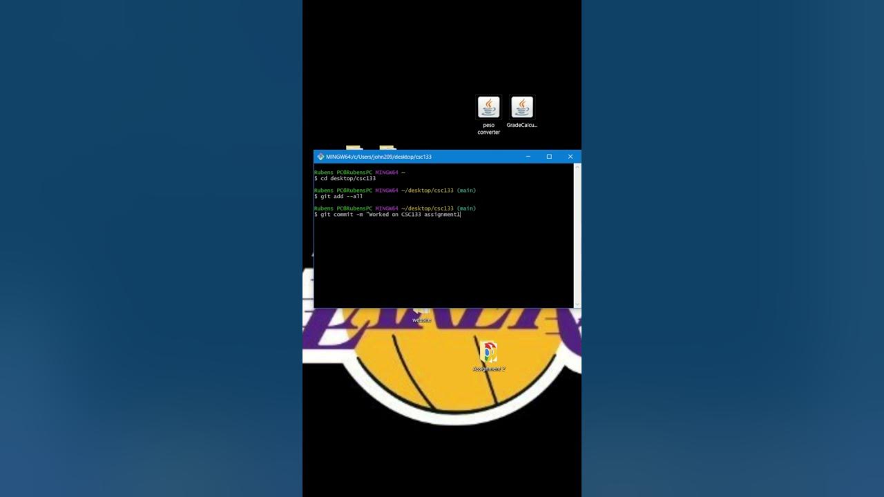 Push Code To Github Using Command Line Terminal Java Computerscience Coding Collegemajor