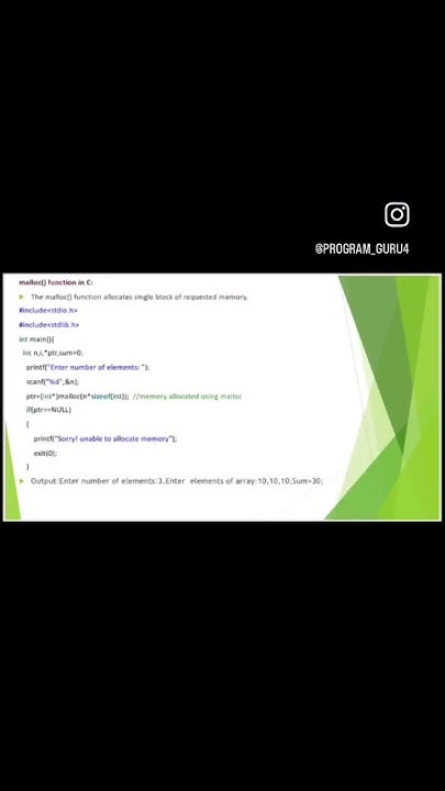 What Is Dynamic Memory Allocation Cprograming Coding Programmer Program Cprogramming Youtube