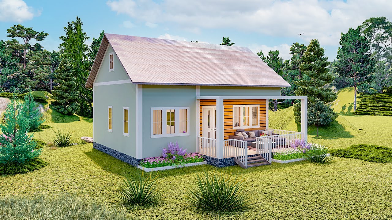 Cozy Simple House Design With 2 Bedroom | House Design Ideas | Tiny ...