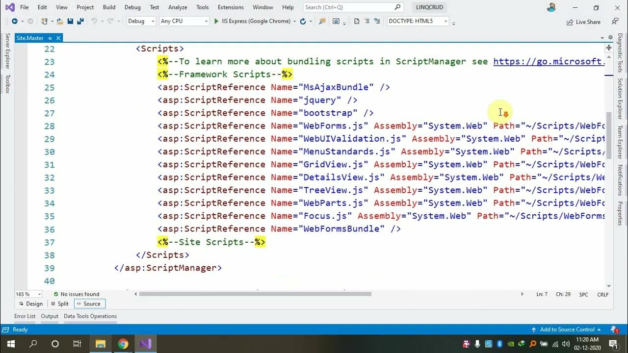 CRUD Operation using LINQ to SQL - YouTube