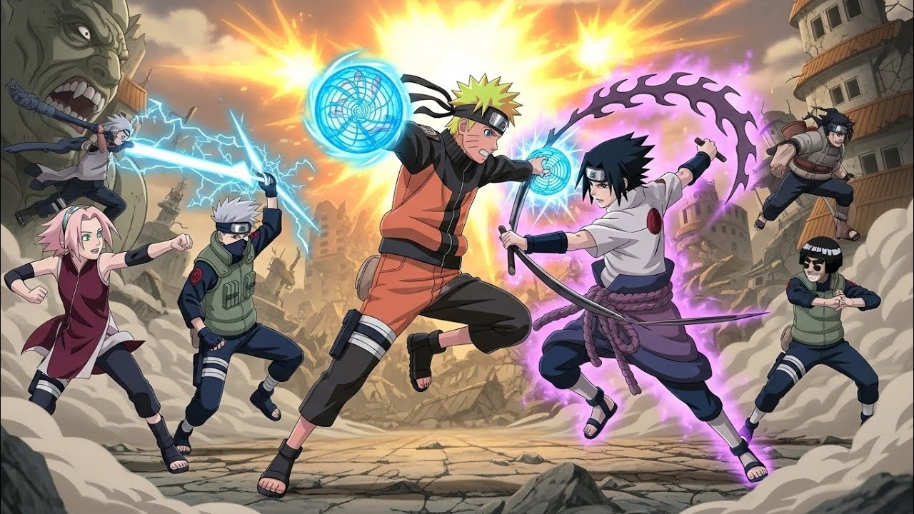 🗡️⚡ Naruto vs Sasuke | Epic Fight Scene 🔥. Naruto Ka Sabse Dangerous ...